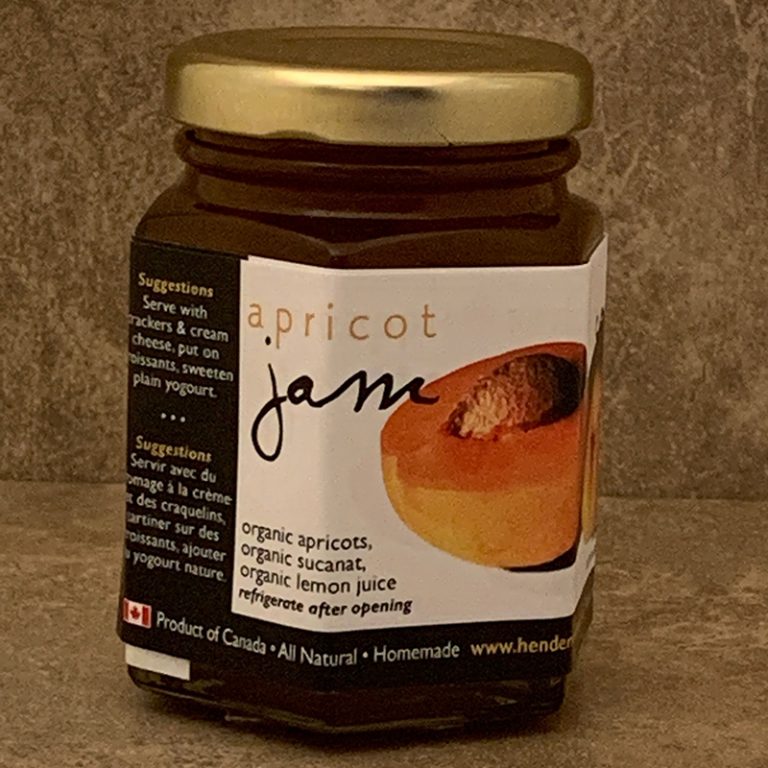 Organic Apricot Jam - Henderson Farms
